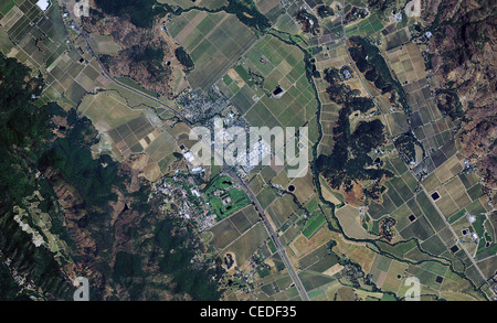 Map of Napa in California Stock Photo - Alamy