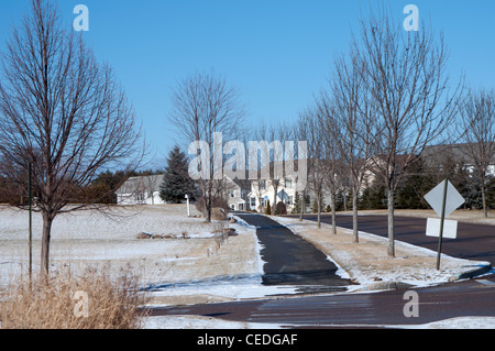 American winter scenery, South Burlington, Vermont, USA Stock Photo - Alamy