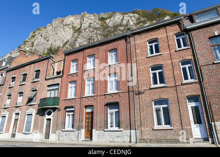 Typical Belgian Ardennes house in natural stone in Durbuy, Belgium ...