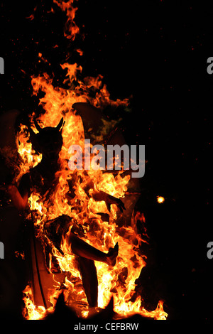 La Quema del Diablo.. Burning with the Devil, Guatemala Stock Photo - Alamy