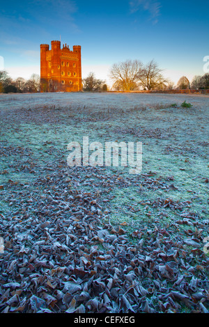 A medieval, built of red brick, castle of Teutonic Order in Malbork ...