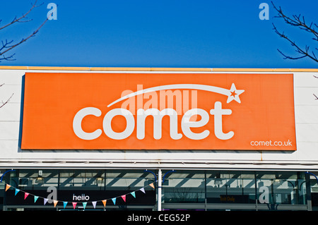 Comet electrical store Stock Photo - Alamy