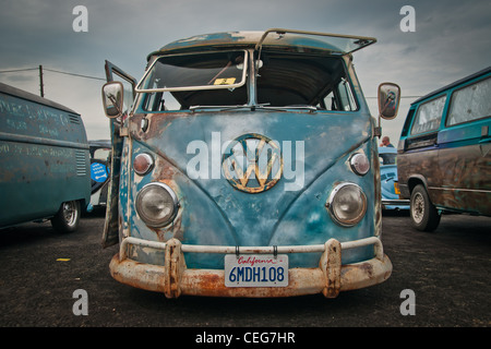The winners of a VW camper van 'Show & Shine' competition at the Bus ...