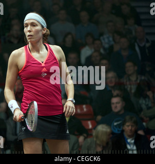 Madeleine Perry in her semi-final match against defending and eventual ...