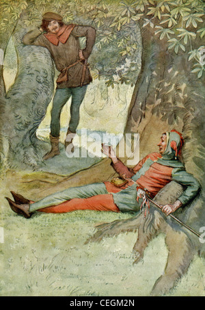 This image from As You Like It shows the Court Fool Touchstone and the ...