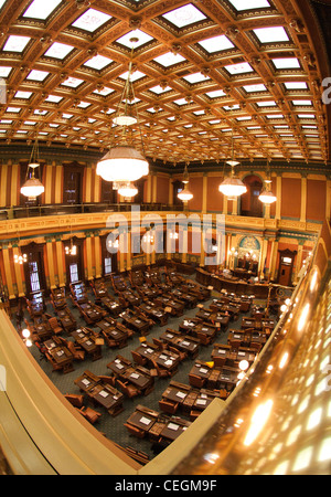 Michigan House of Representatives, state capitol building, Lansing ...