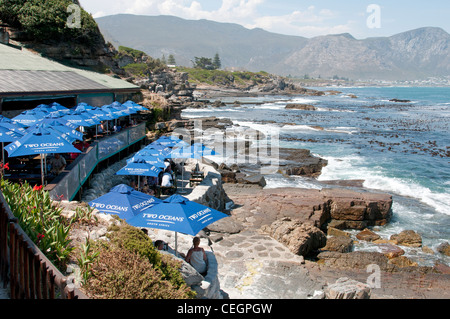 Seafront restaurant at Hermanus Western Cape South Africa Stock Photo ...