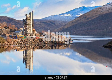 Bonawe Quarry and bay on Loch Etive Stock Photo - Alamy