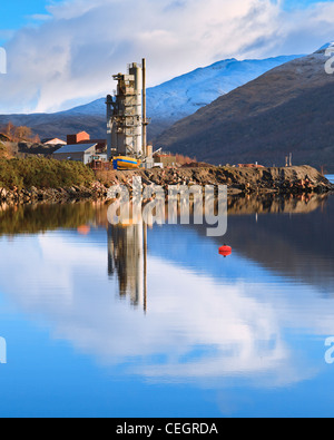 Bonawe Quarry and bay on Loch Etive Stock Photo - Alamy