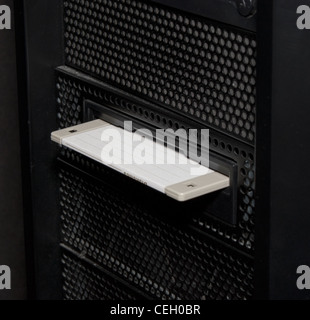 Floppy disk inserted into a floppy drive Stock Photo - Alamy