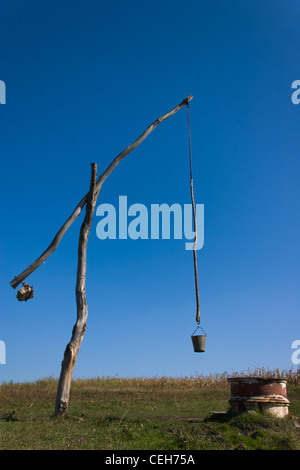 Water well for irrigation, Shadoof (Shaduf), Egypt, North Africa Stock ...