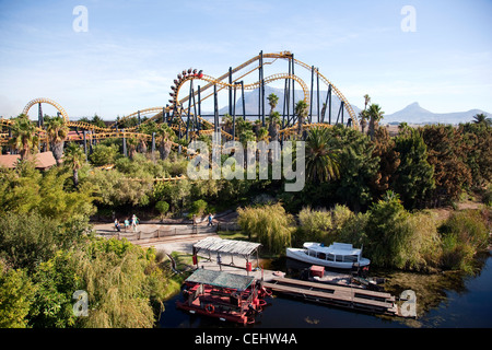 Cobra Roller Coaster. Ratanga Junction Theme Park,Cape Town,Western ...