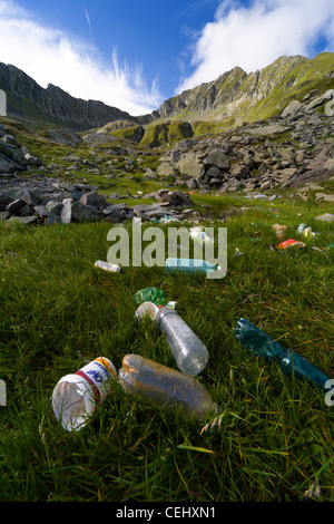 Human waste destroys beautiful mountain landscape Stock Photo - Alamy