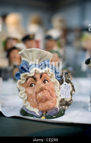 Vintage Character Toby Jug with the face of an artist Stock Photo - Alamy