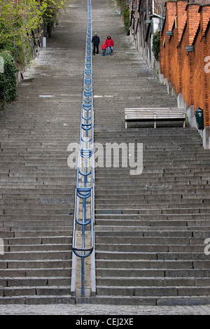 Liege, Belgium, the Montagne de Bueren Stock Photo - Alamy