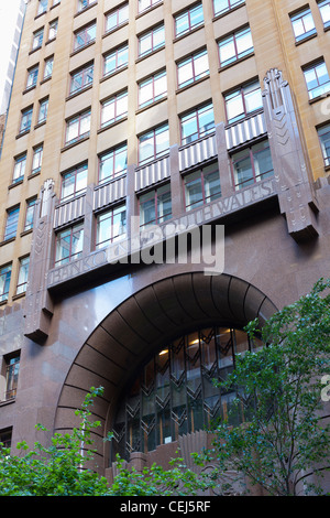Art Deco architecture in Sydney, Australia, details upper floors of ...