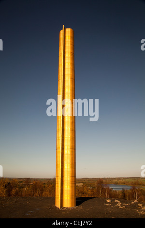 Golden Tower Art work Pooley Hall country park, Polesworth ...