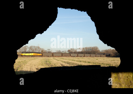 Colas Rail Class 47 locomotive on an Engineering train at Reading Stock ...