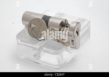 Kaba Quattro Dimple Cutaway Lock Stock Photo - Alamy