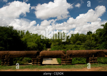 The Kampong Kdei bridge spans the Chikreng River & was built during the ...