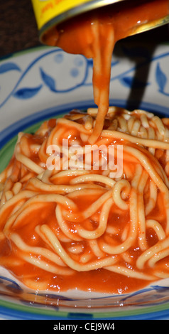 heinz tinned spaghetti, heinz canned spaghetti Stock Photo - Alamy