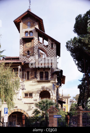Villa delle Fate, Coppedè area, Rome Stock Photo - Alamy