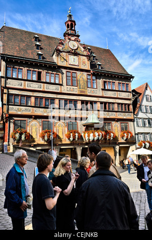 Town hall, Market, Tübingen, Germany Stock Photo - Alamy