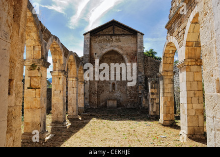 italia italy italie abruzzo Bussi Sul Tirino PE Santa Maria di Stock ...
