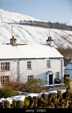 Cottages in the village of Troutbeck, Lake District National Park ...