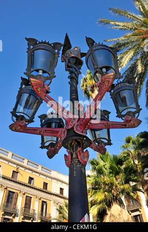 spain barcelona placa real Stock Photo - Alamy