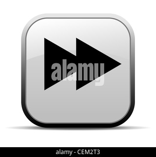 Forward Internet button Icon Stock Photo - Alamy