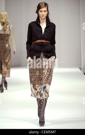 Clements Ribeiro London Ready to Wear Autumn Winter Cardigan worn over ...