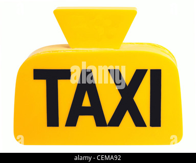 Taxi fare sign Stock Photo - Alamy