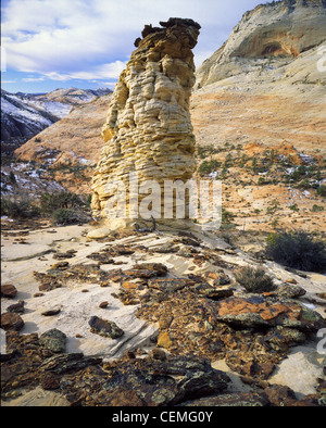 Beehive rock formations of Zion National Park in southern Utah, USA ...
