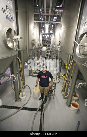 production of beer at Harpoon brewery in Boston MA Stock Photo - Alamy