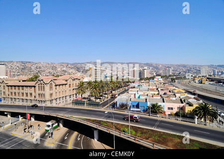 geography / travel, Chile, Valparaiso, street scene, houses, Favela ...