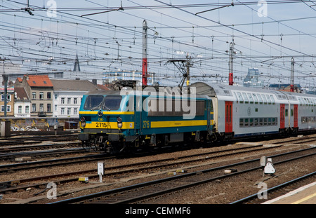 sncb,class 27,electric locomotive,2746,brussel zuid,belgium Stock Photo ...