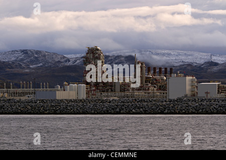 The island of Melkoya has lent its name to this major gas installation ...