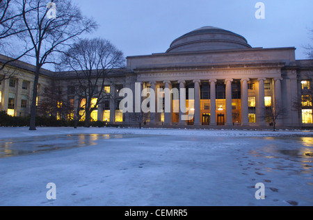 MIT Killian Court in Winter Stock Photo - Alamy