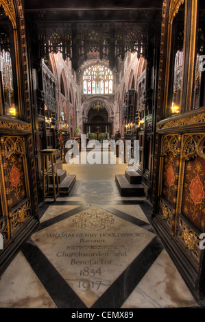 England, Manchester, Manchester Cathedral, Interior View Stock Photo ...