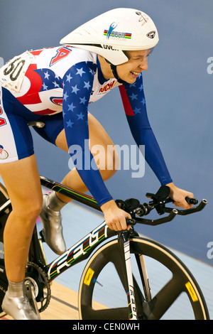 American female cyclist Sarah Hammer at the Team USA Media Summit in ...