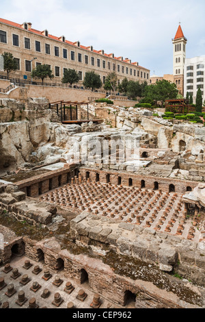Roman ruins in downtown Beirut, Lebanon Stock Photo - Alamy