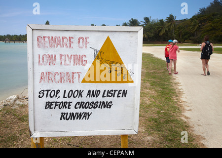 warning danger signs at an airfield Stock Photo - Alamy