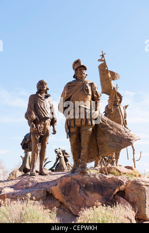Don Juan de Onate Memorial in New Mexico, which he colonized for Spain ...