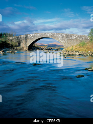 A bridge over the river Coe at Glencoe in the Scottish Highlands Stock ...