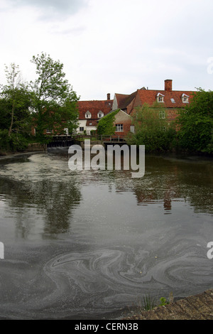 Flatford Mill, , Grade I listed watermill, Watermill, River Stour ...