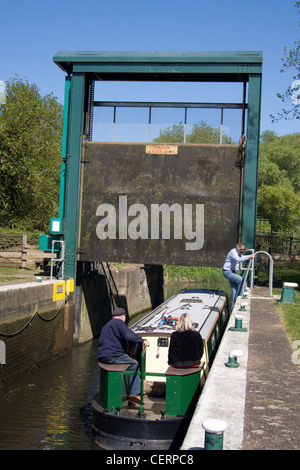 White Mills Lock River Nene Stock Photo - Alamy