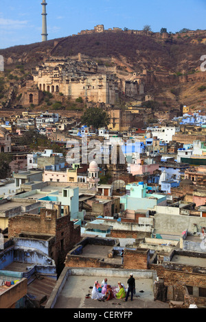 View of Garh Palace in Bundi, Rajasthan state, India Stock Photo - Alamy