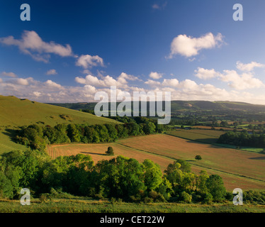 the Blackmore Vale from Hambledon Hill Dorset England UK Stock Photo ...