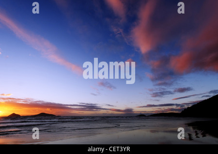 A dramatic sunset from Wilsons Promontory, Australia Stock Photo - Alamy